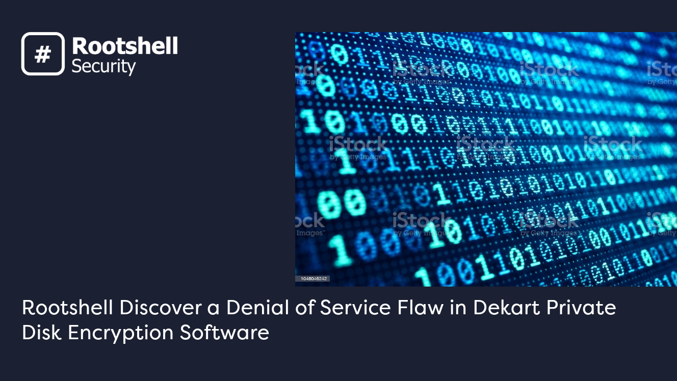 Rootshell Discover a Denial of Service Flaw | Rootshell Security