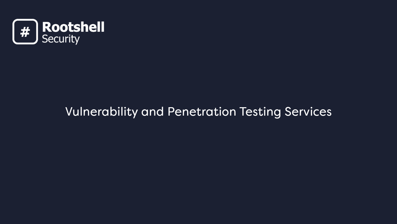 Vulnerability and Penetration Testing Services | Rootshell Security