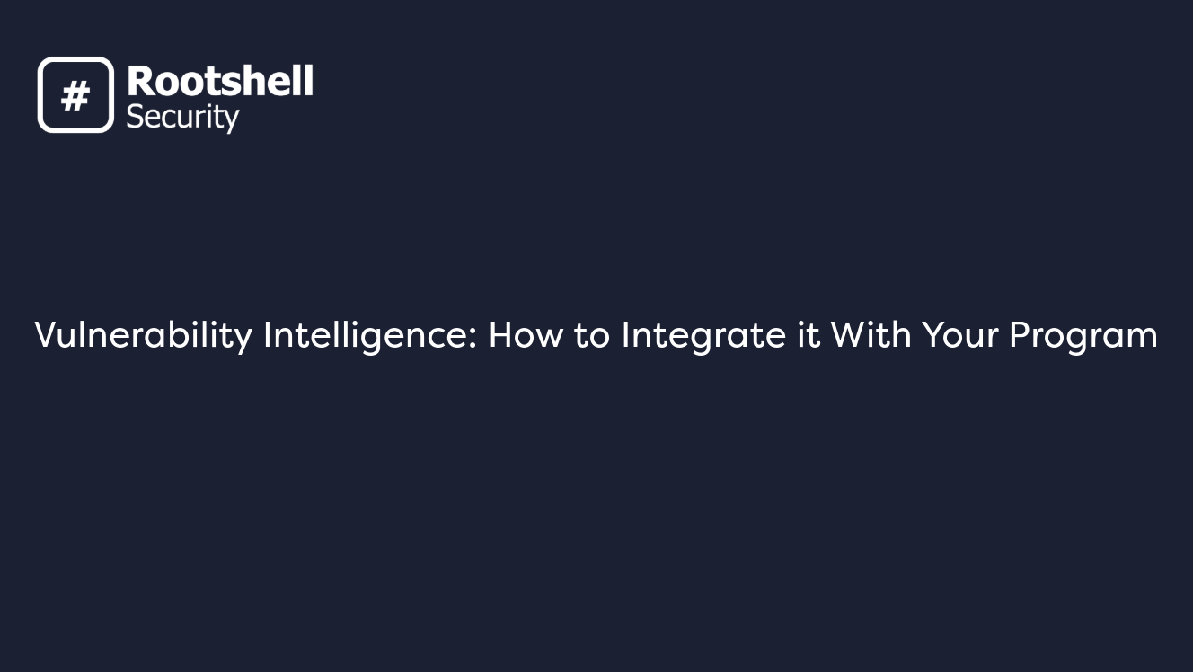 Vulnerability Intelligence- Rootshell Security